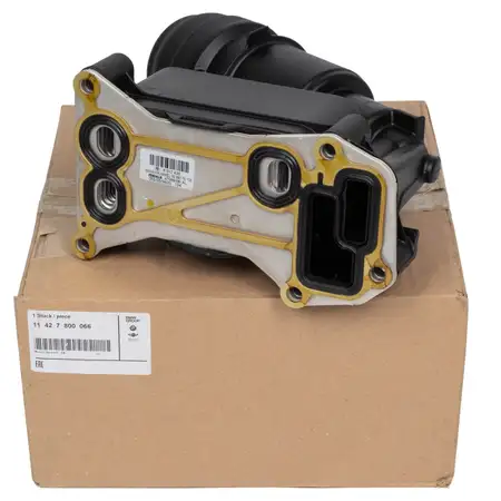 Original BMW Oil filter housing - 11 42 7 800 066 | myparto