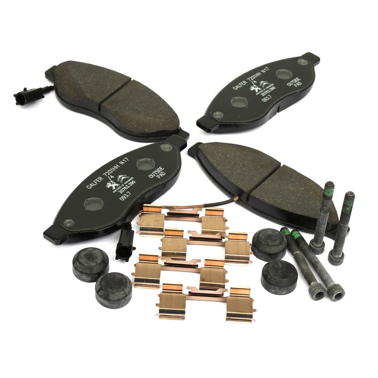 Original CITROEN Braking Kits - 16 124 351 80, 16 478 639 80 | myparto