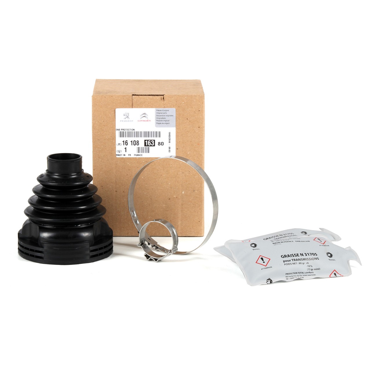 Original CITROEN / PEUGEOT Axle cuffs - 16 108 163 80 | myparto