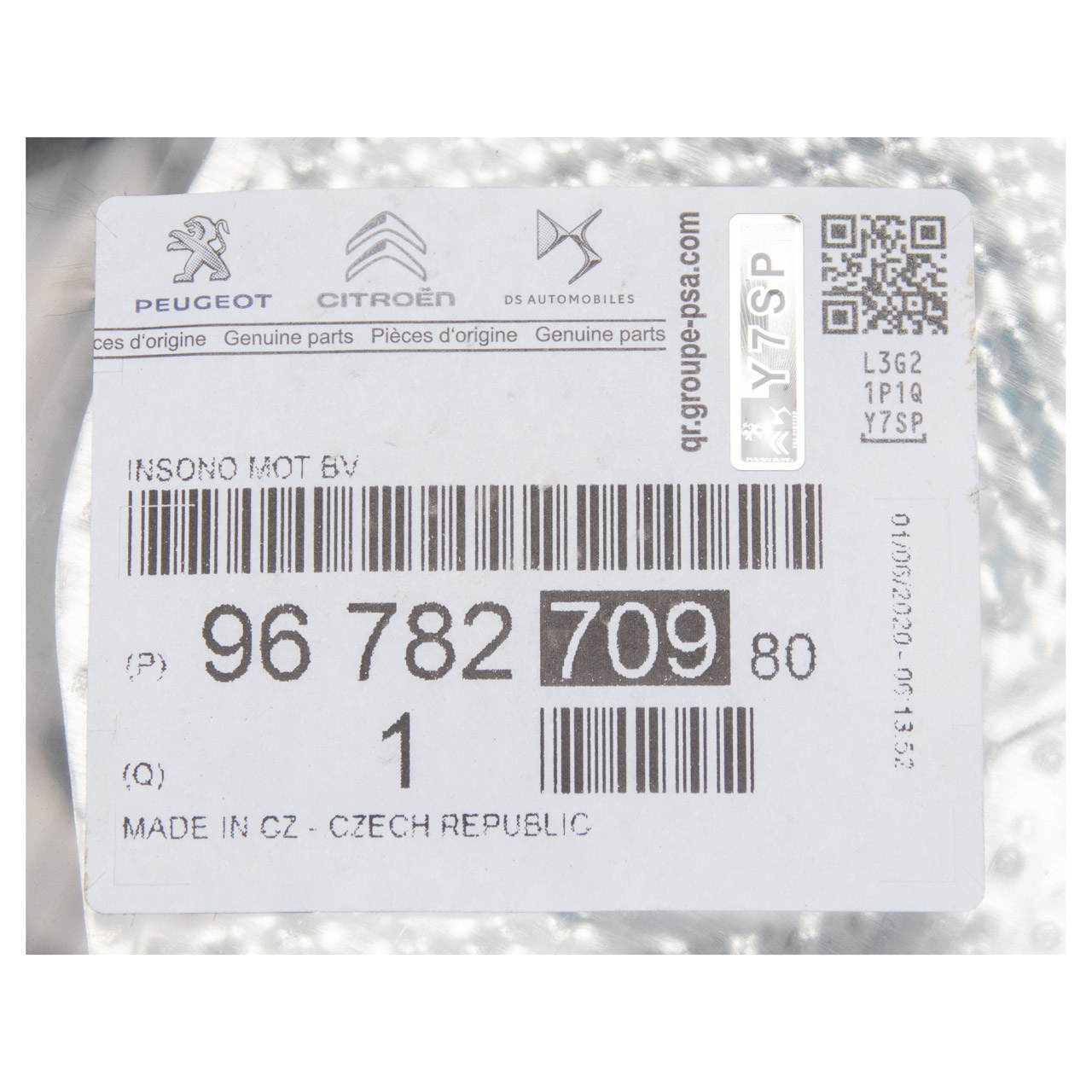 Original CITROEN / PEUGEOT Underbody protection - 96 782 709 80 | myparto