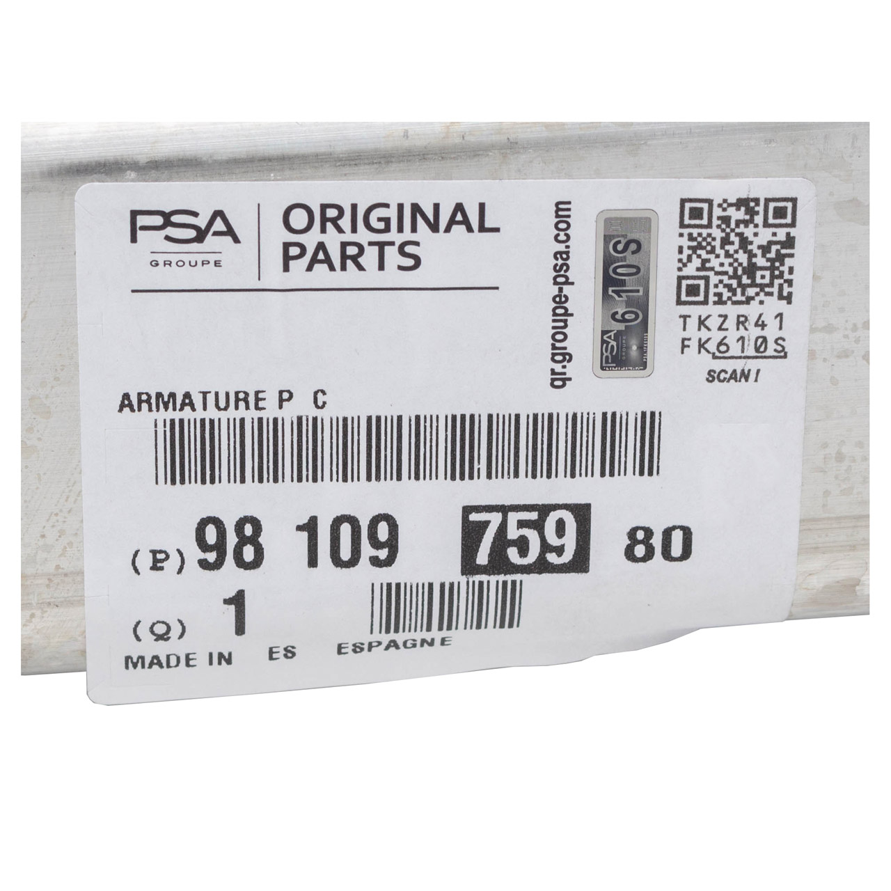 Original CITROEN / PEUGEOT Crossmembers / Crossbeams - 98 109 759 80 ...