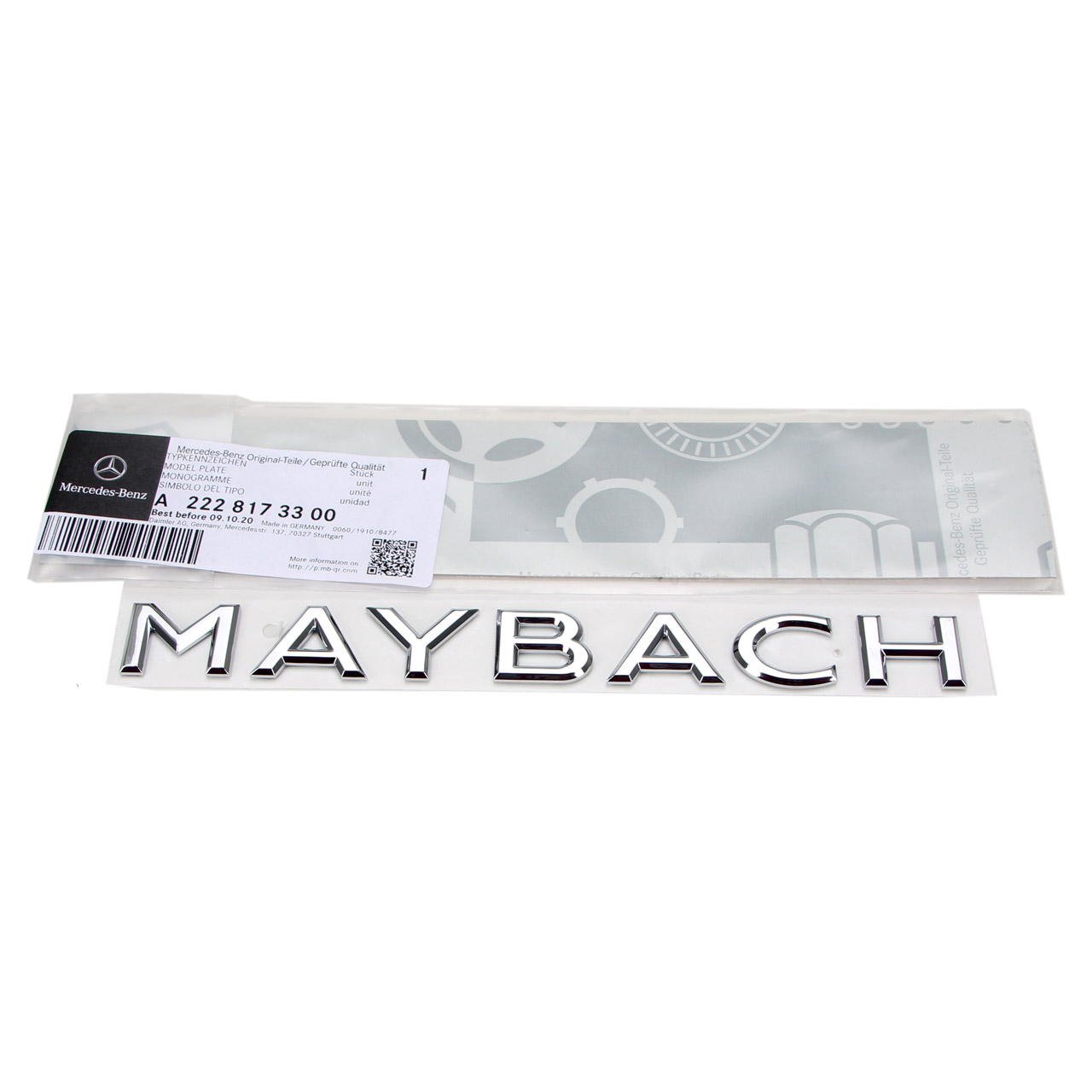 100% Original MERCEDES-BENZ S-KLASSE Embleme - myparto.com
