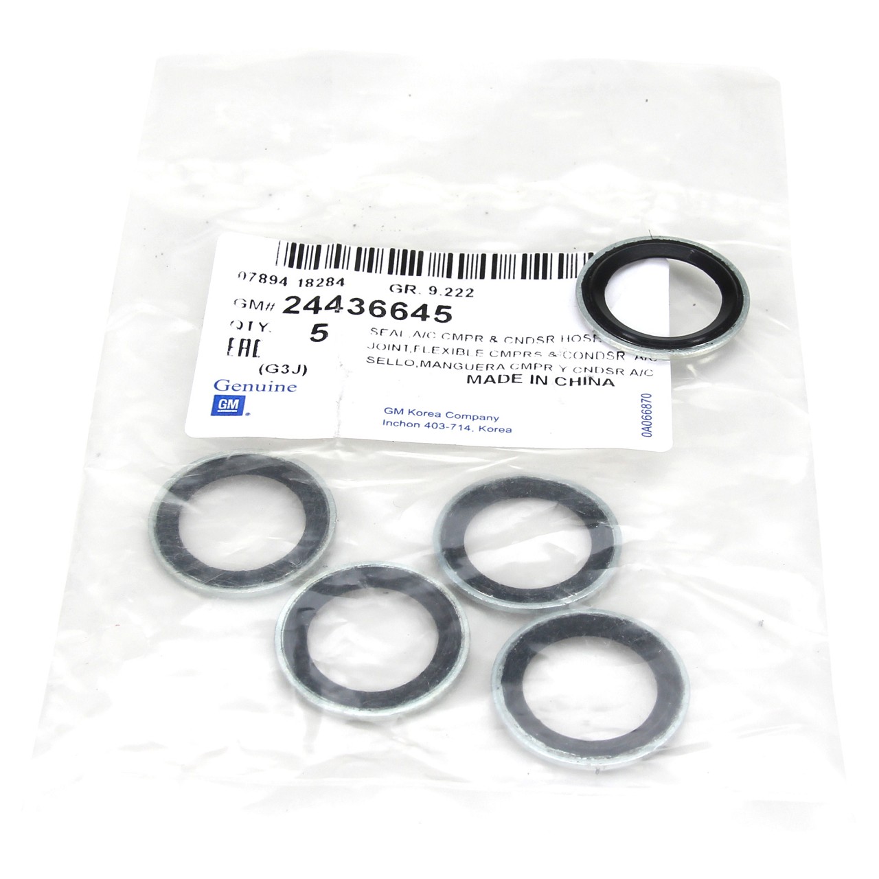 ORIGINAL GM Opel Dichtung Kältemittelleitung (1 Stück) 24436645 | eBay