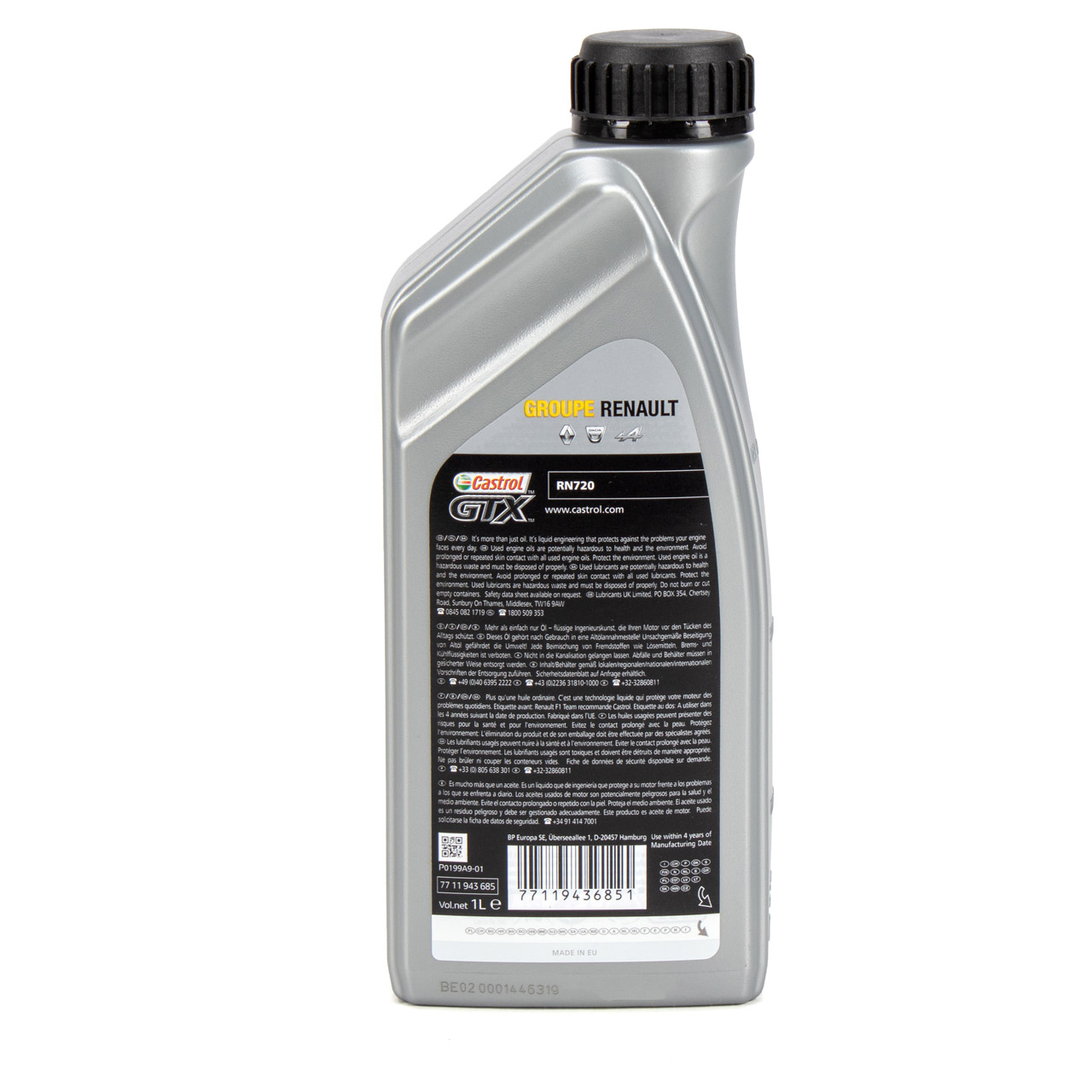 Original RENAULT Motor oils - 77 11 943 685 | myparto