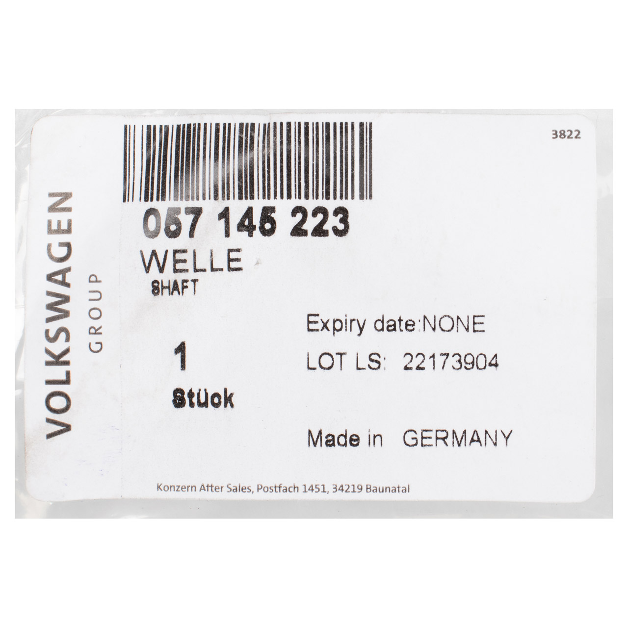 Original VOLKSWAGEN Lenkgetriebe - 057 145 223 | myparto