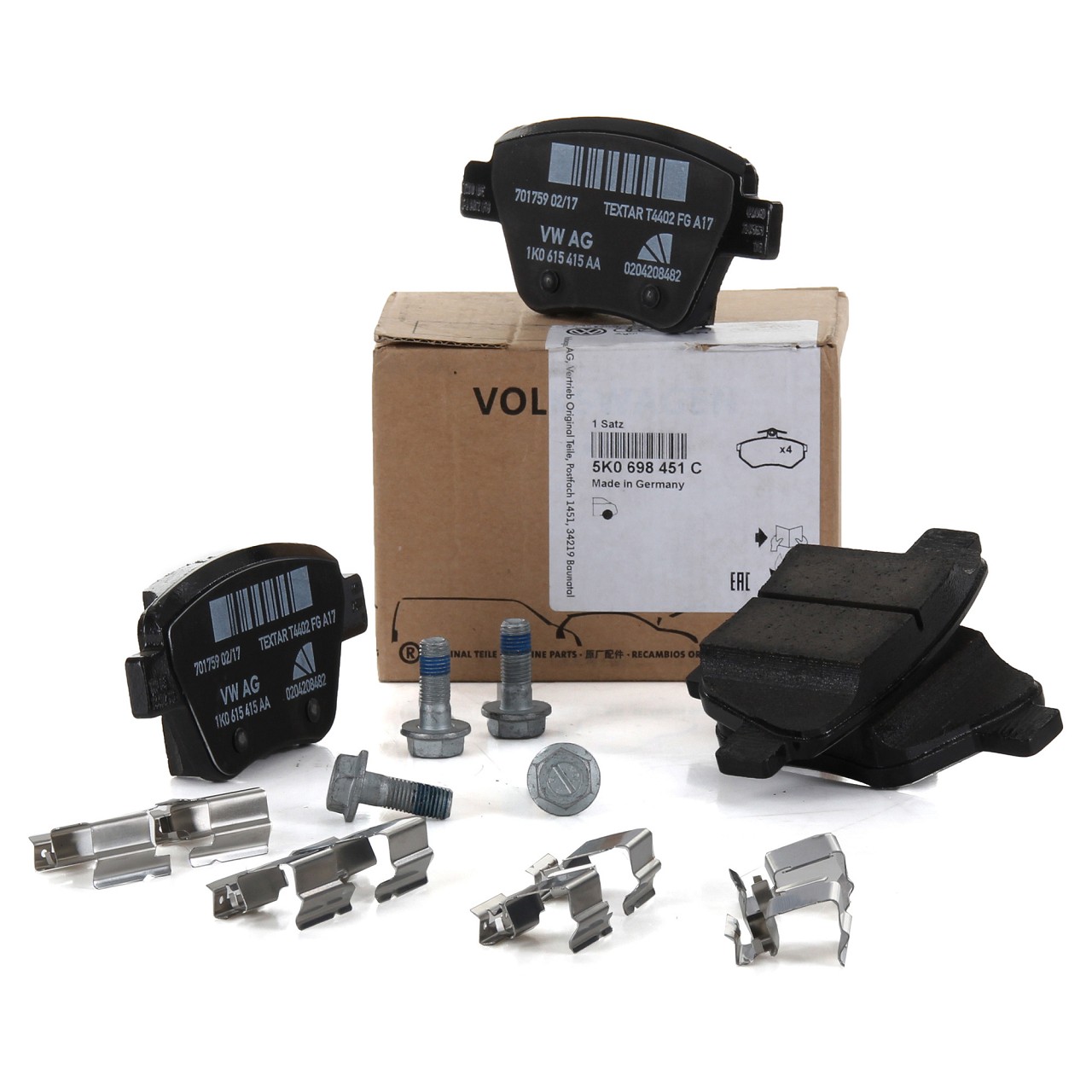 100% Original SKODA Bremsbeläge - myparto.com