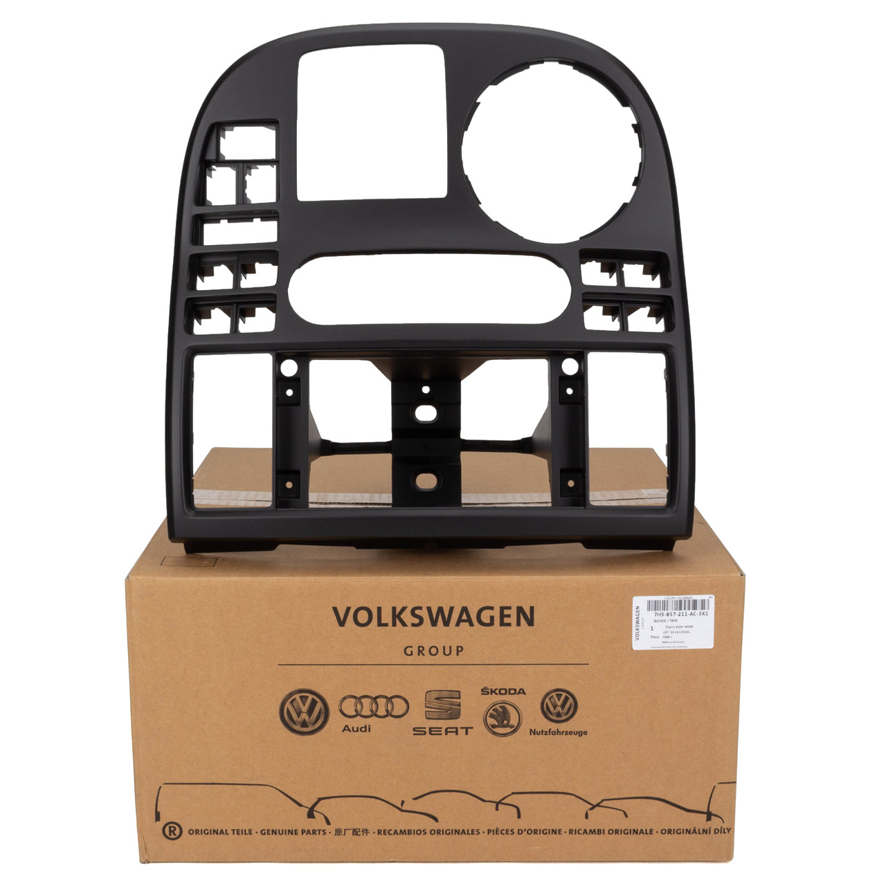 Original VOLKSWAGEN Car interior trim / covers - 7H5 857 211 AC 3X1 ...