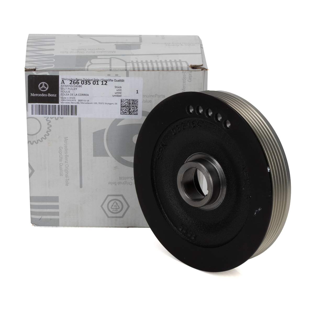 Original MERCEDES-BENZ Belt pulleys - 266 035 01 12 | myparto
