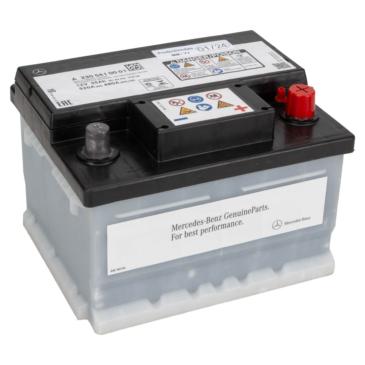 Original MERCEDES-BENZ Autobatterien - 230 541 00 01 | myparto