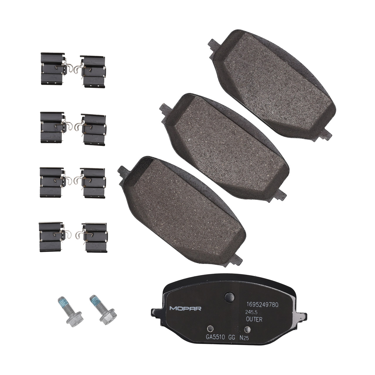 Original MOPAR Brake pads - 16 952 497 80 | myparto