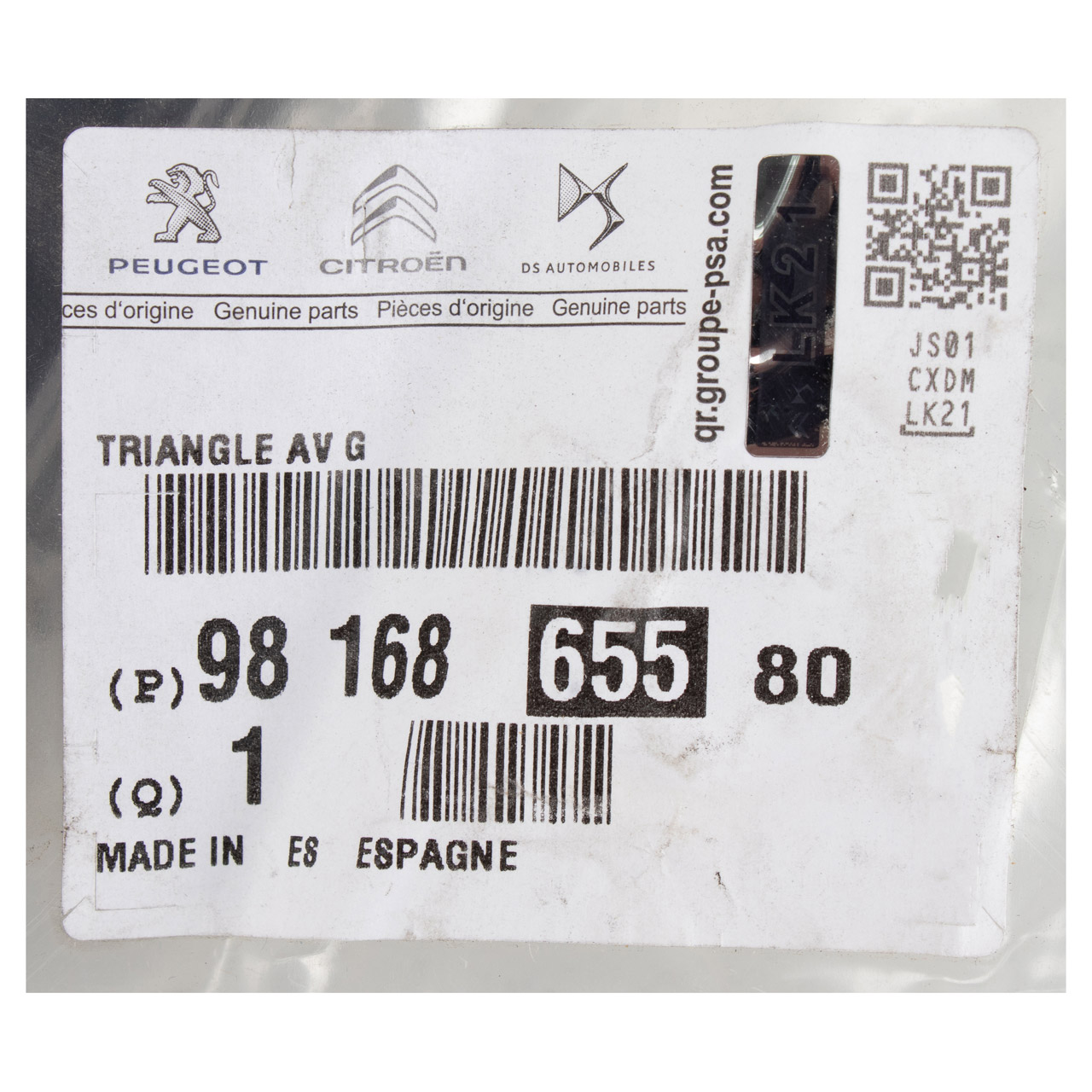 Original MOPAR Wishbone / Trailing arm - 98 463 295 80 | myparto