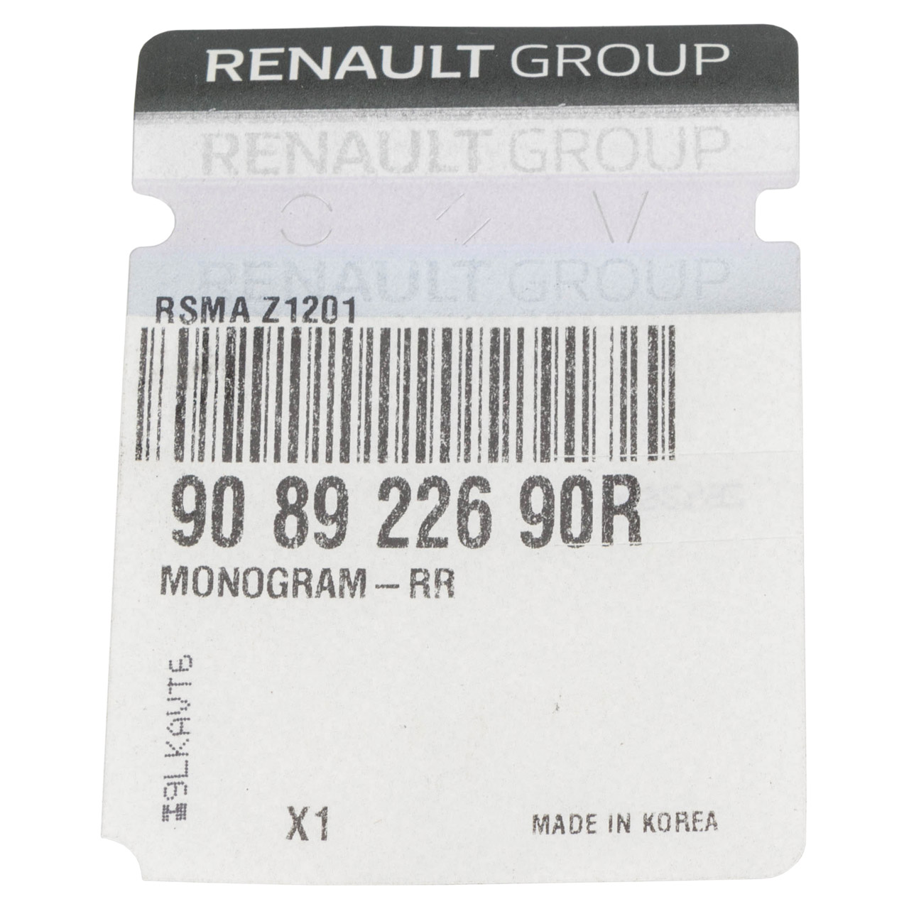 Original RENAULT Car badges - 90 89 226 90R | myparto