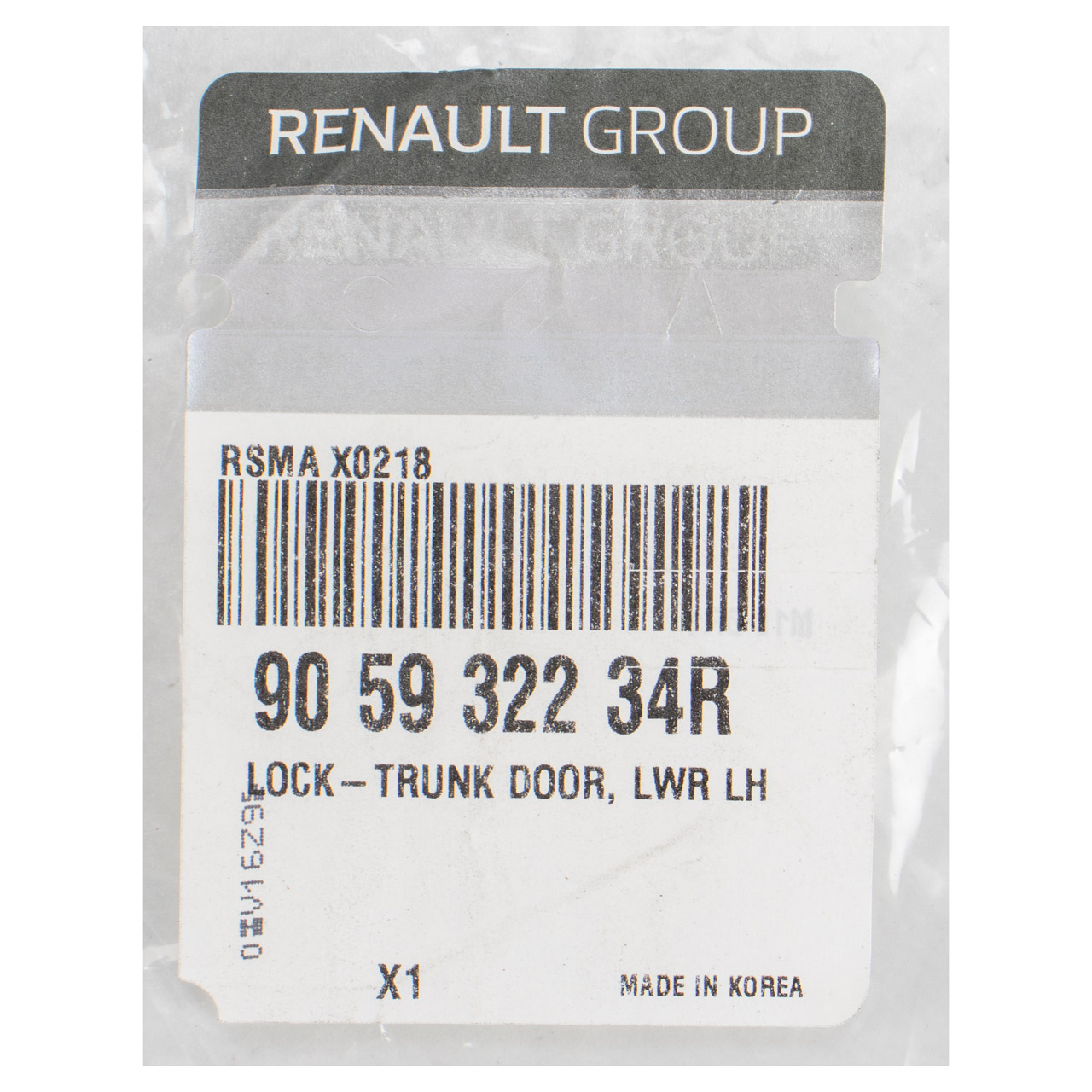 Original RENAULT Tailgate locks - 90 59 322 34R | myparto