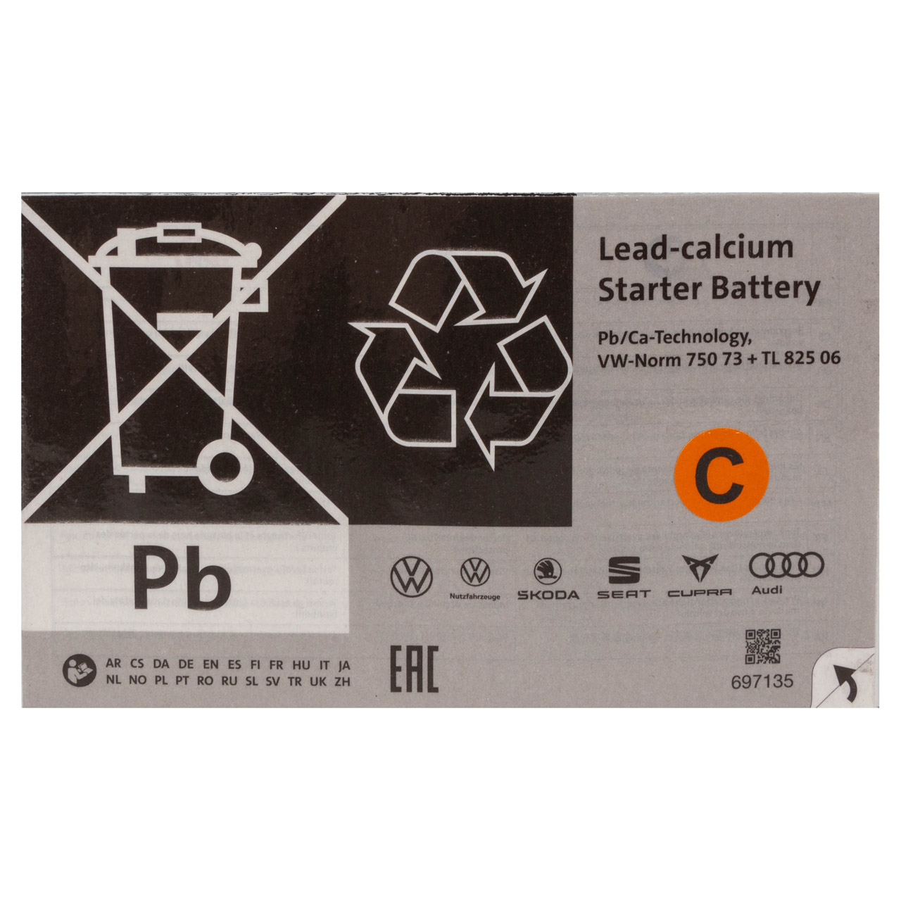 Original VOLKSWAGEN Autobatterien - 000 915 089 B | myparto