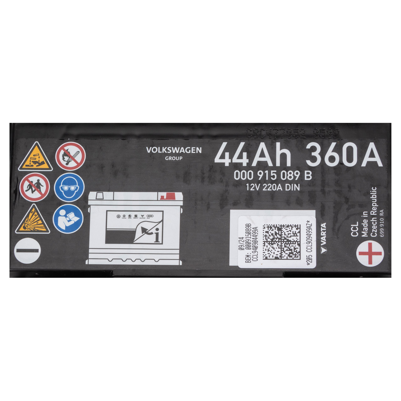 Original VOLKSWAGEN Autobatterien - 000 915 089 B | myparto