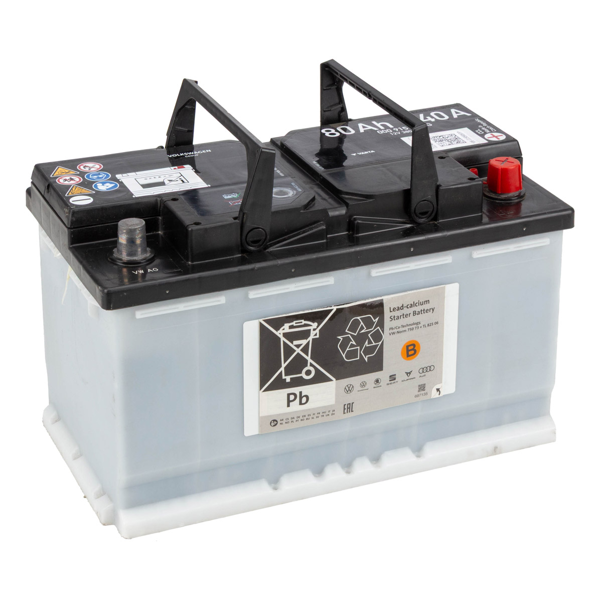 Original VOLKSWAGEN Autobatterien - 000 915 089 G | myparto