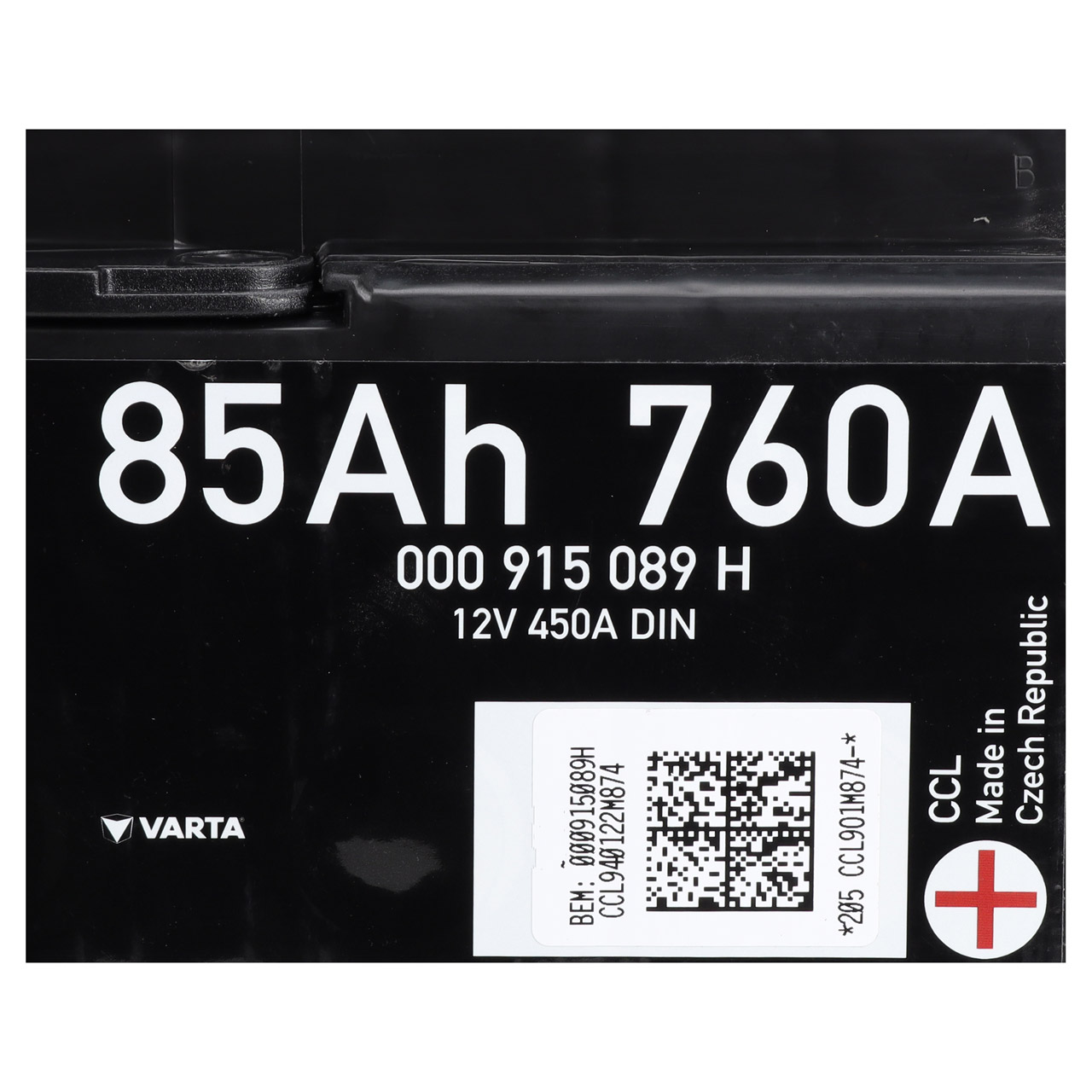 Original VOLKSWAGEN Car batteries / Starter batteries - 000 915 089 H ...